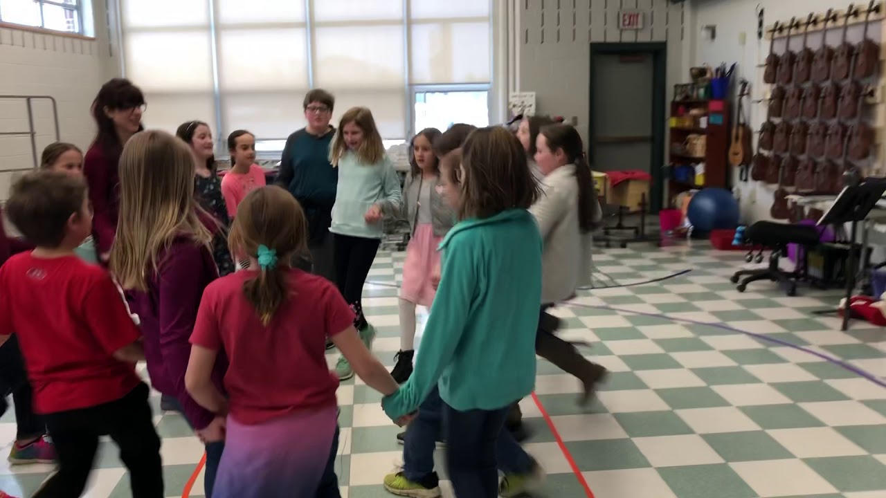 Circassian Circle with our 4th grade - YouTube