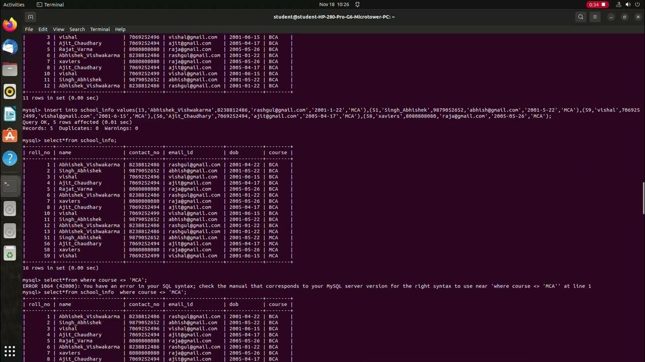 Create Database using Sql - YouTube