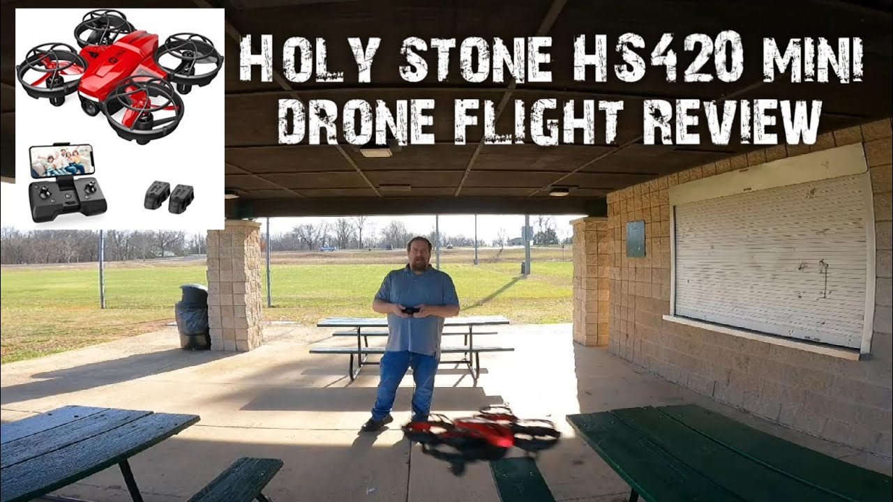 Flight review of the Holy Stone hs420 - YouTube