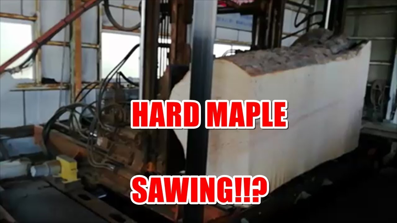 HARD MAPLE SAWING!!? - YouTube