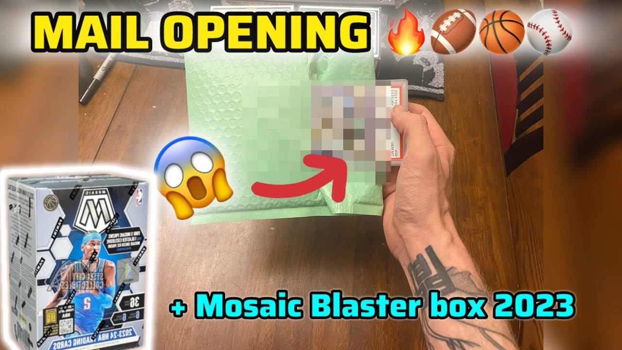 CRAZY MAIL OPENING 🔥MOSAIC 23/2024 BASKETBALL BLASTER BOX OPENING‼️ ...