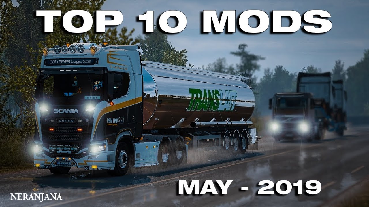 TOP 10 ETS2 MODS - MAY 2019 | Euro Truck Simulator 2 Mods - YouTube