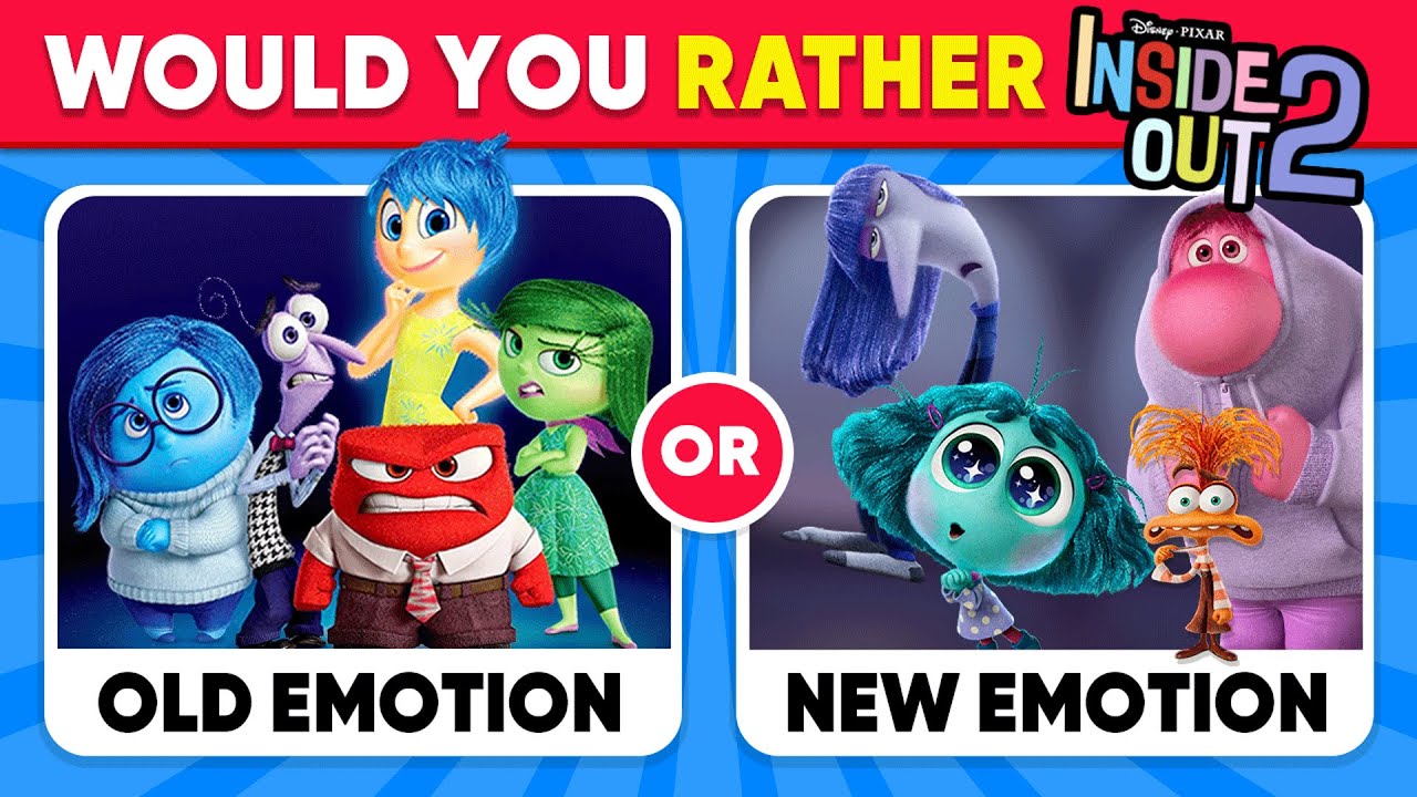 Would You Rather INSIDE OUT 2 Edition 🍿🎬 Inside Out 2 Movie Quiz ...