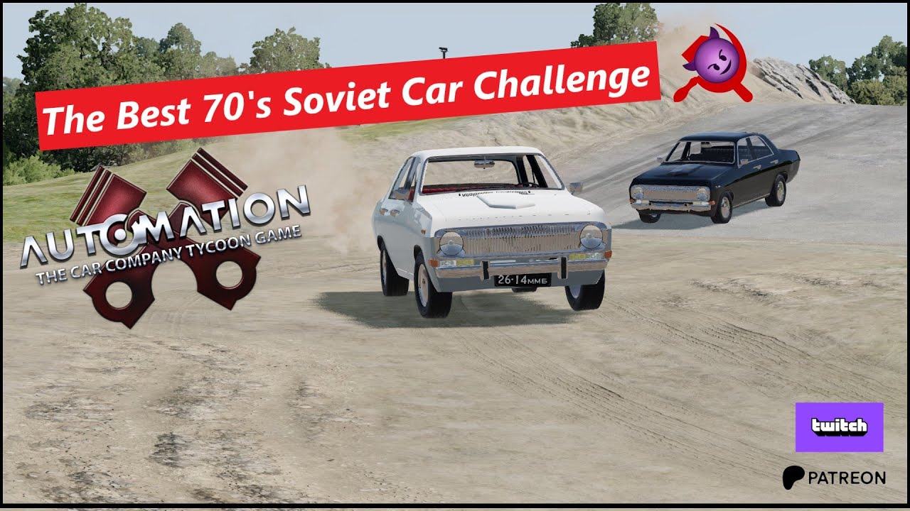 The Best 70's Soviet Car Challenge in Automation Game - YouTube