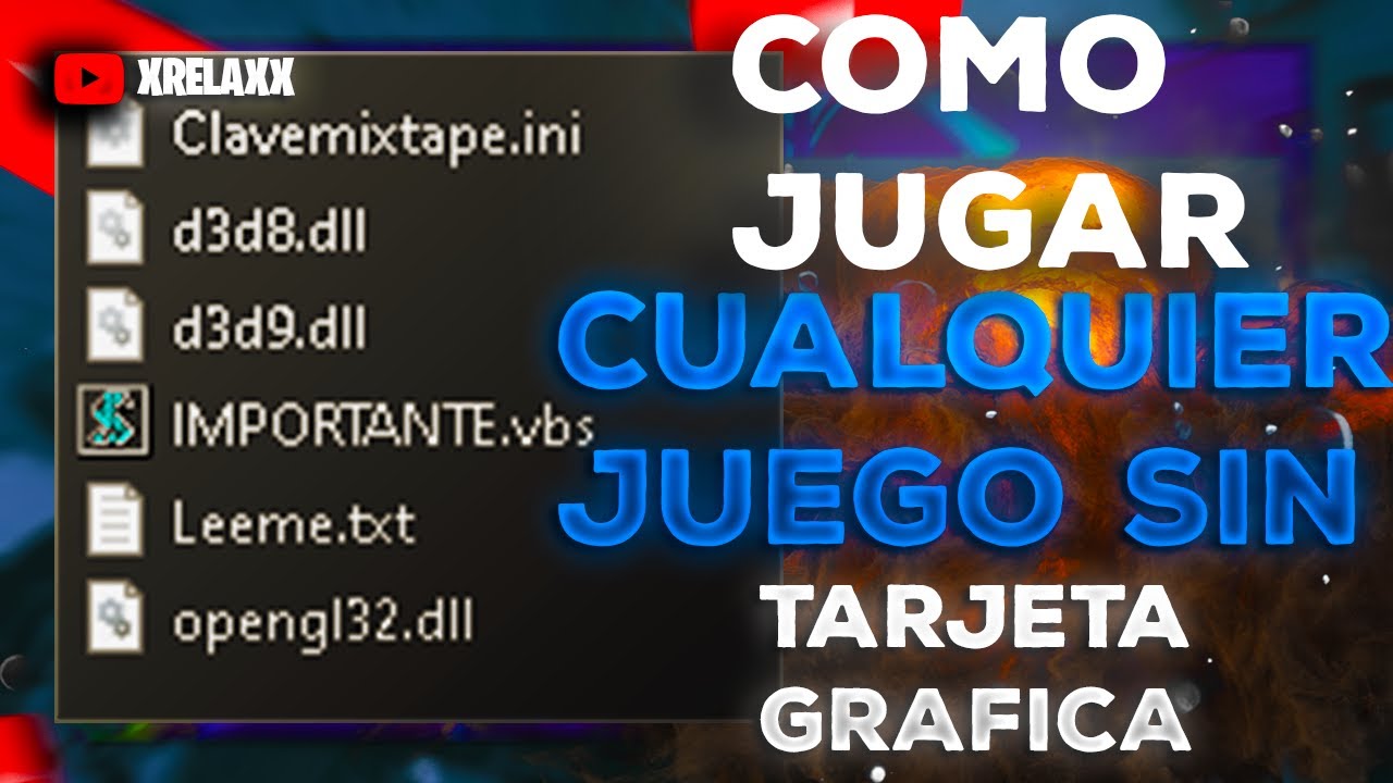 como jugar cualquier juego sin necesidad de tarjeta grafica con este ...