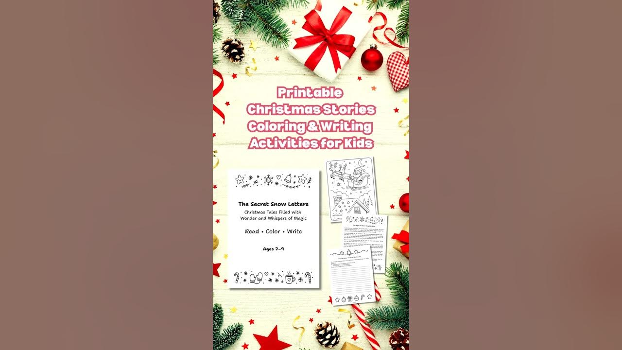 The Secret Snow Letters – Printable Christmas Stories, Coloring ...