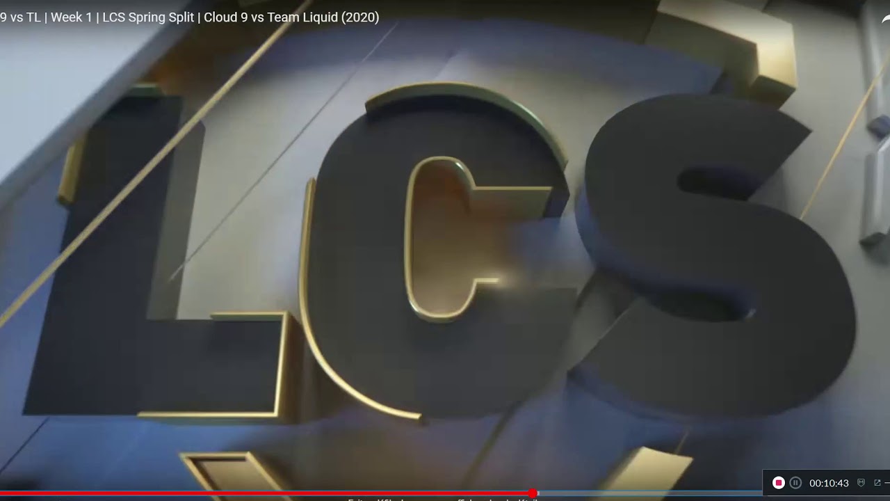 TL C9 - LCS Spring 2020 Game 1 - Thank you, Jensen - YouTube