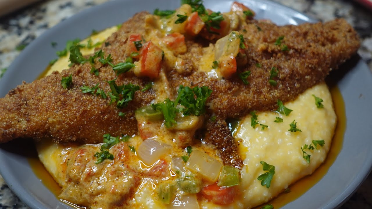 DELICIOUSSSS FISH AND GRITS RECIPE 😮‍💨🤤|Brunch Recipes - YouTube
