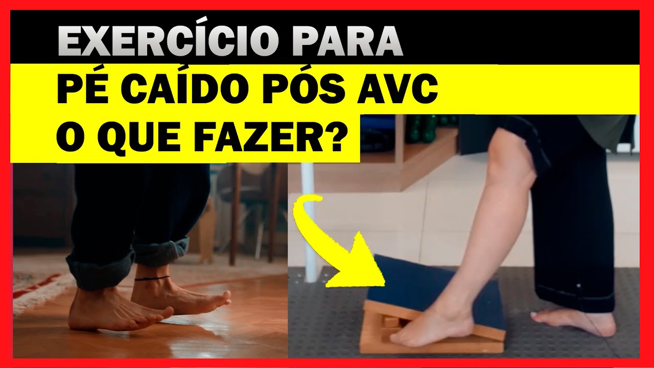 DIFICULDADE DE APOIAR O PÉ NO CHÃO DEPOIS DO AVC, Uma dica de Exercício ...