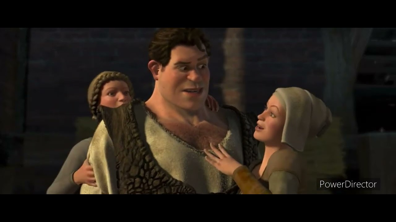 Shrek 2 Leon dream and Human Shrek crossover - YouTube