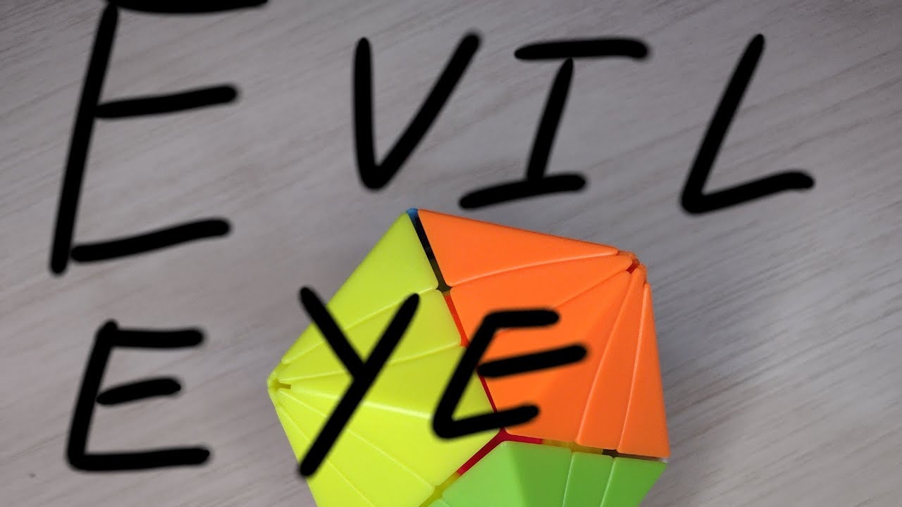 como armar el cubo Rubik evil eye #3 - YouTube