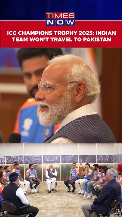 Watch : Indian Cricket Team Unlikely To Travel To Pakistan For 2025 ICC Champions Trophy #shorts ...