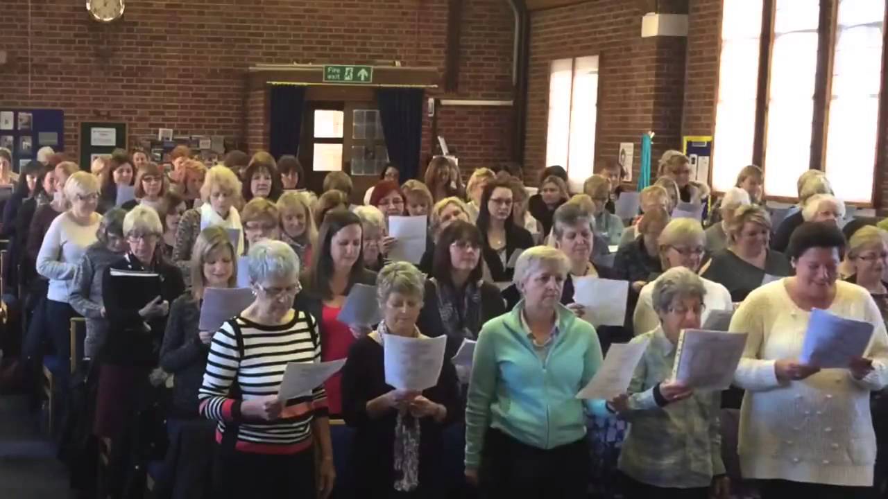 At The End Of The Day - Rockchoir workshop with Michael Fricker - YouTube