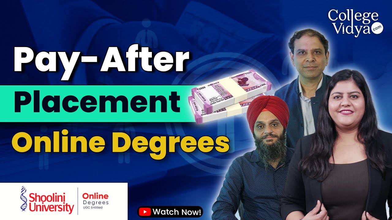 Shoolini University Himachal Pradesh Director's talk on pay-after ...