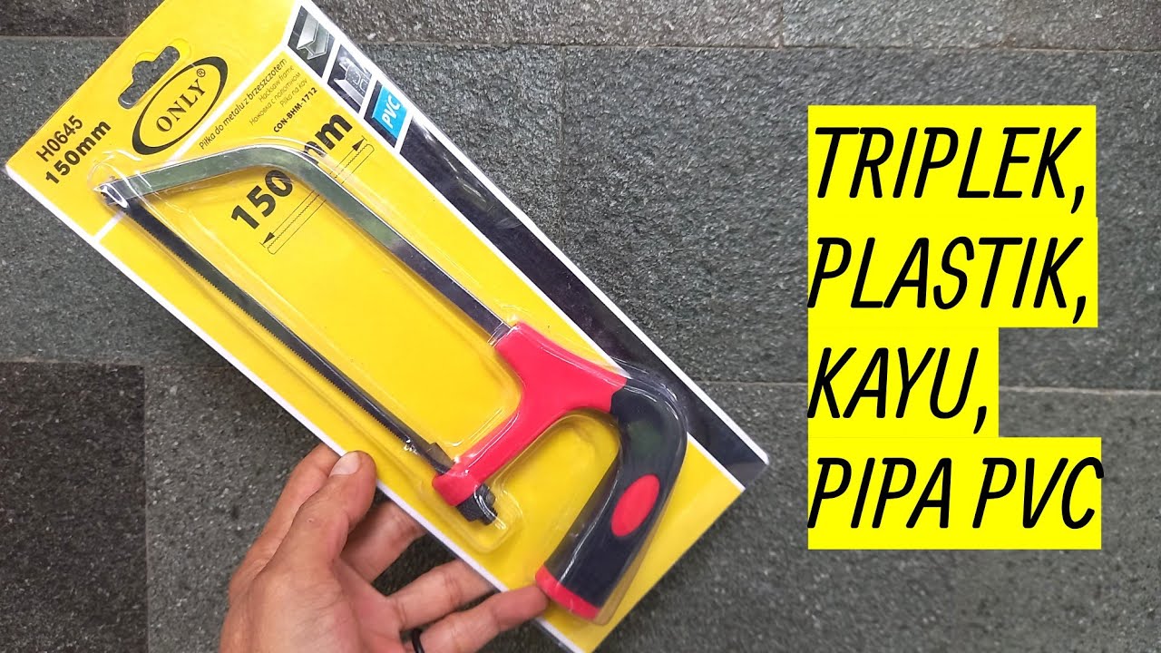 Gergaji Mini 15 Cm, Potong Kayu, Pipa PVC, Triplek, Plastik, Alumunium ...