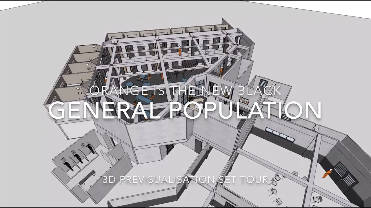 Orange Is the New Black- General Population Prison Set- 3D ...