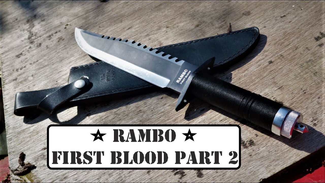 Rambo First blood part 2 replica knife! - YouTube