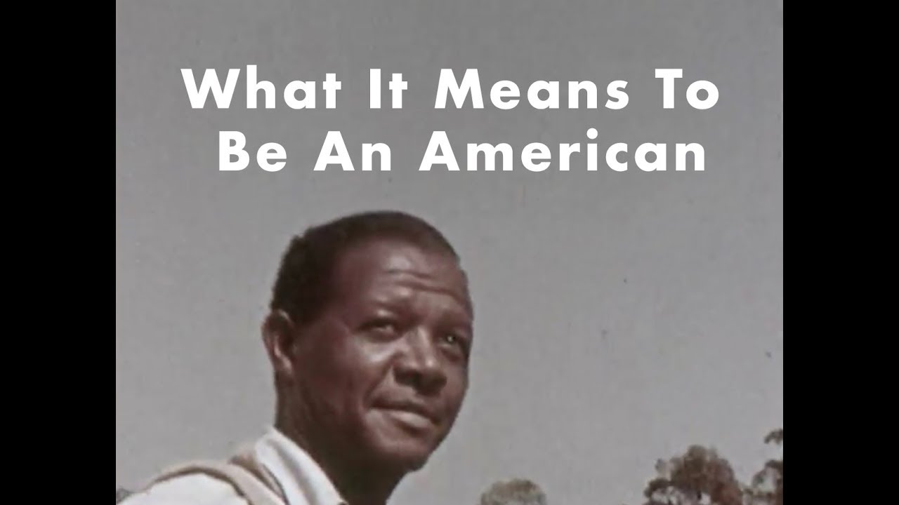What It Means To Be An American (1952) - YouTube