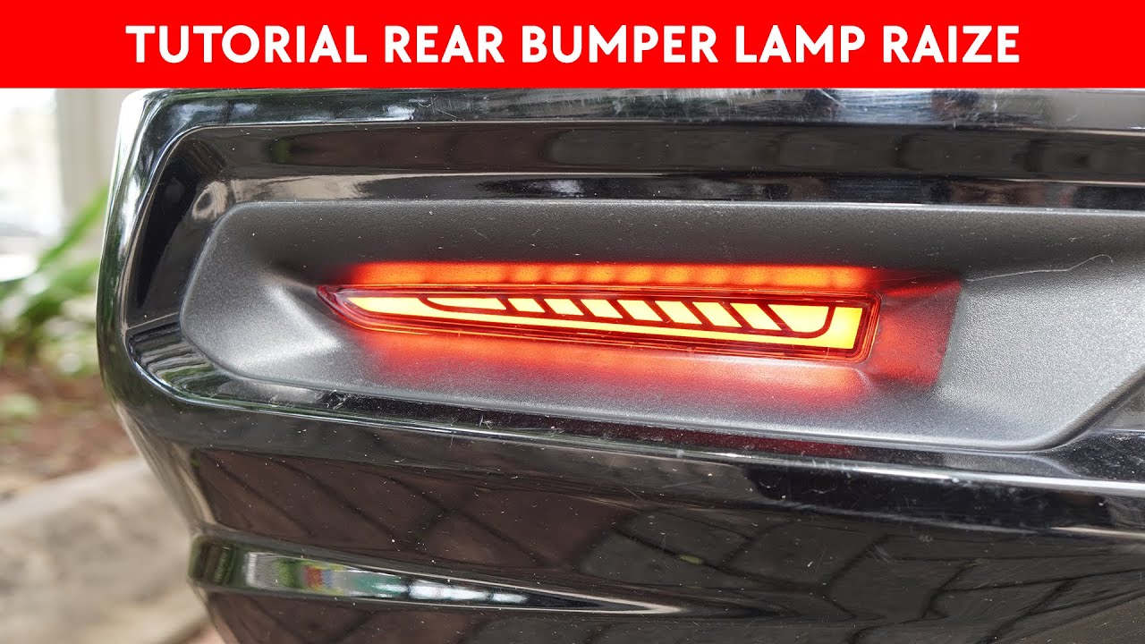 TUTORIAL CARA PEMASANGAN REAR BUMPER LAMP RAIZE - YouTube
