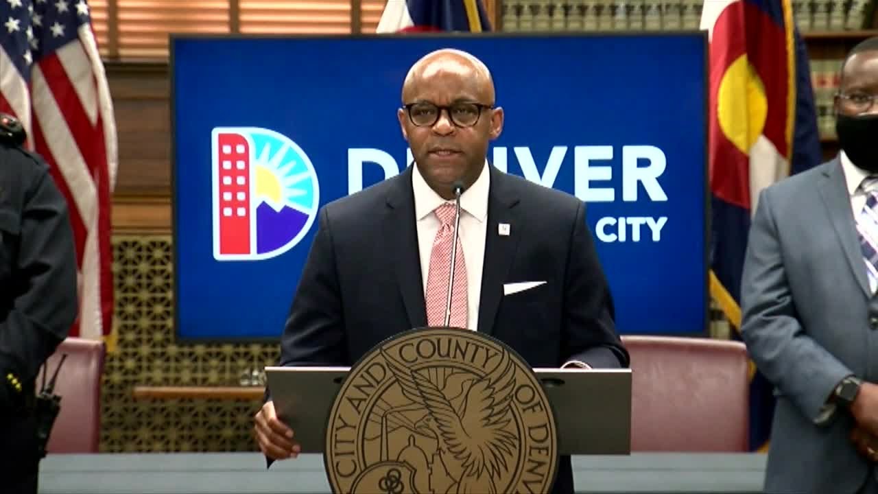 Denver mayor, police chief address Thursday night protests - YouTube