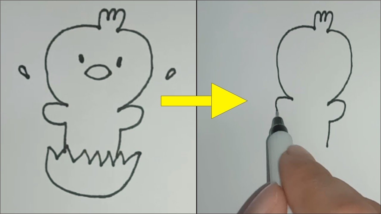 How to Drawing Baby Duck: Simple Step-by-Step Guide - YouTube