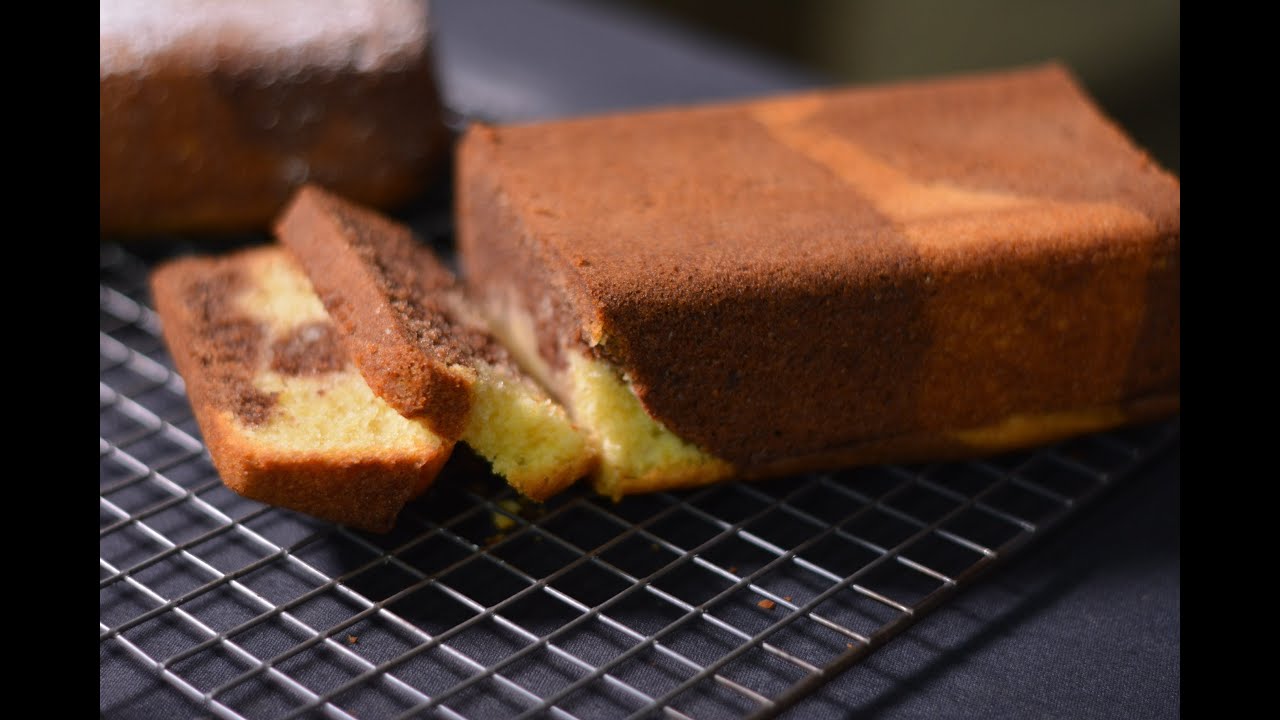 How to make Chocolate & Vanilla Marble cake - YouTube