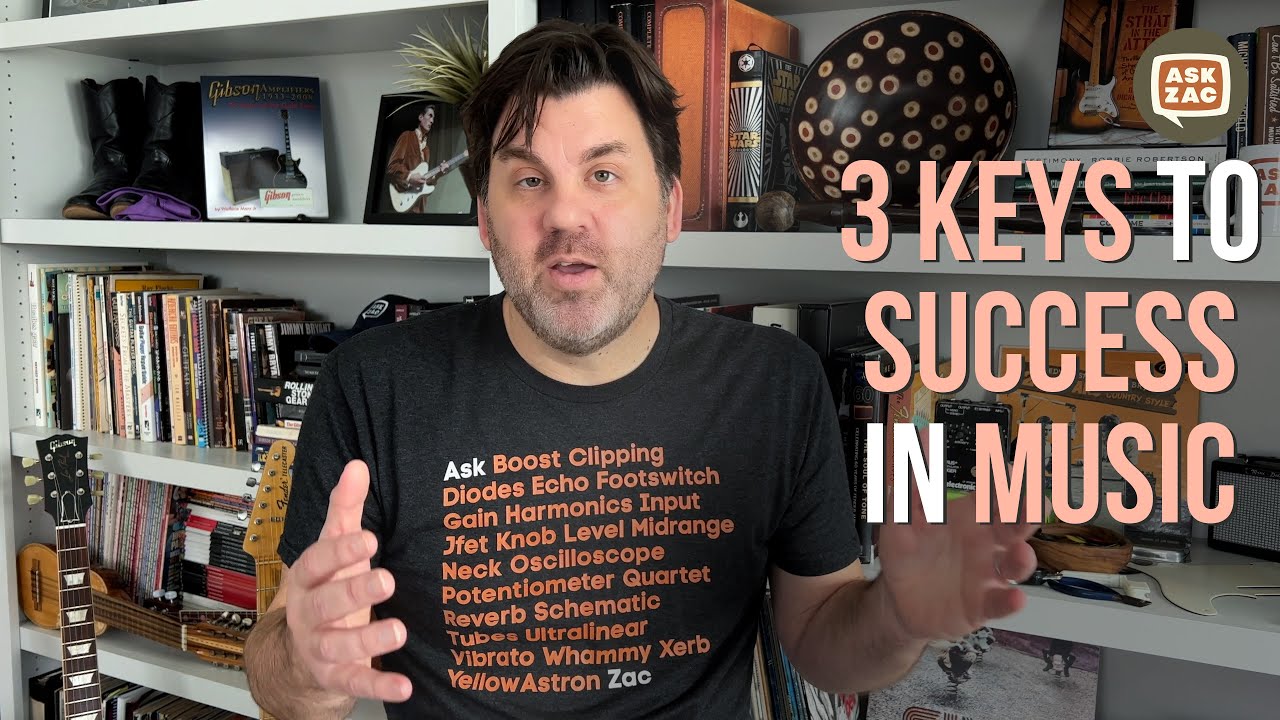 3 Keys to Success in Music - Ask Zac - 147 - YouTube