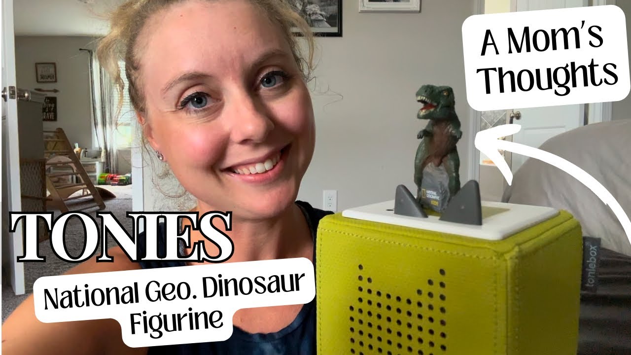 A Moms Review on Tonies National Geographic Dinosaur Figurine - YouTube