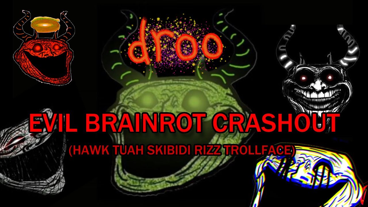 EVIL BRAINROT CRASHOUT (TROLLFACE) - droo ♫ - YouTube