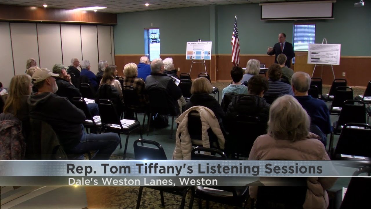 Rep. Tom Tiffany's Listening Sessions - YouTube