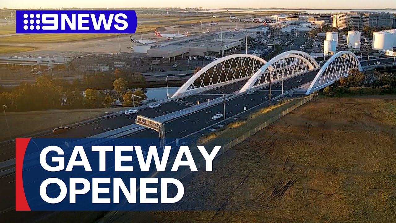 Sydney Gateway road opens | 9 News Australia - YouTube