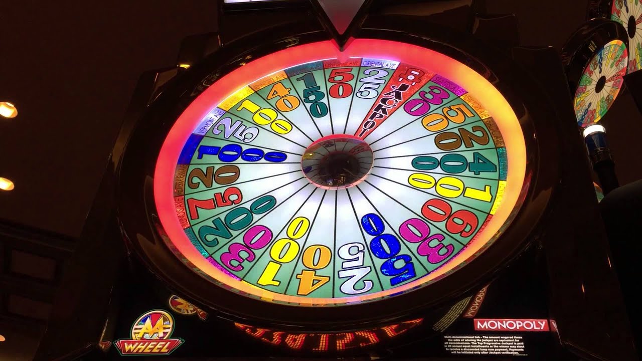 WMS Monopoly Luxury Diamonds Slot: Monopoly Wheel Bonus - YouTube