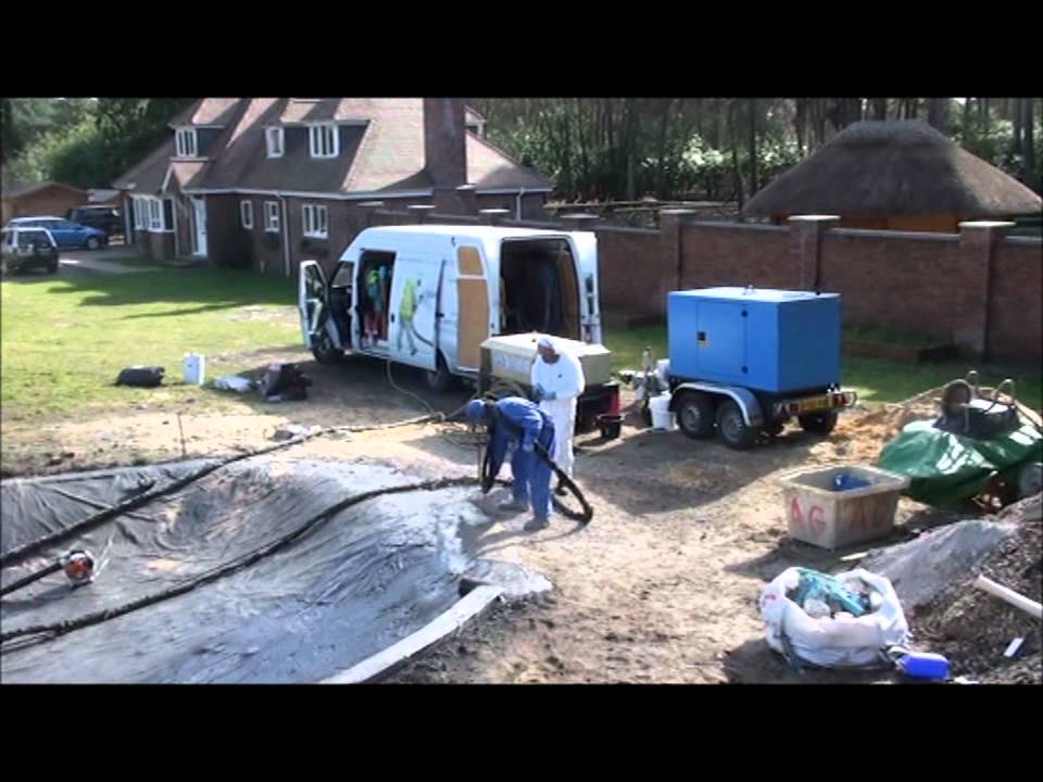 Pond Liner Polyprufe polyurea - YouTube