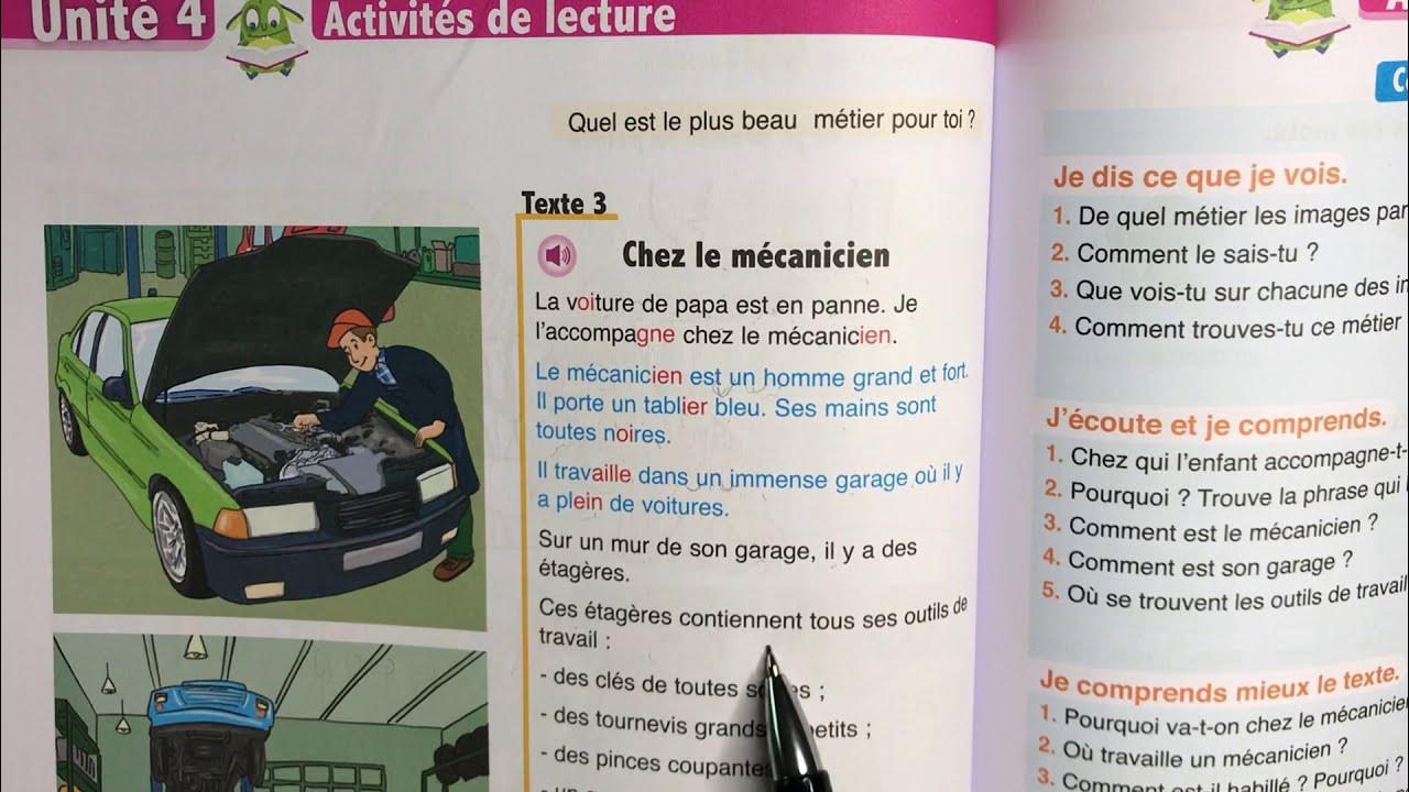 (3AEP) Page: 118-119. Unité 4. Lecture Chez le mécanicien. L'Oasis des ...