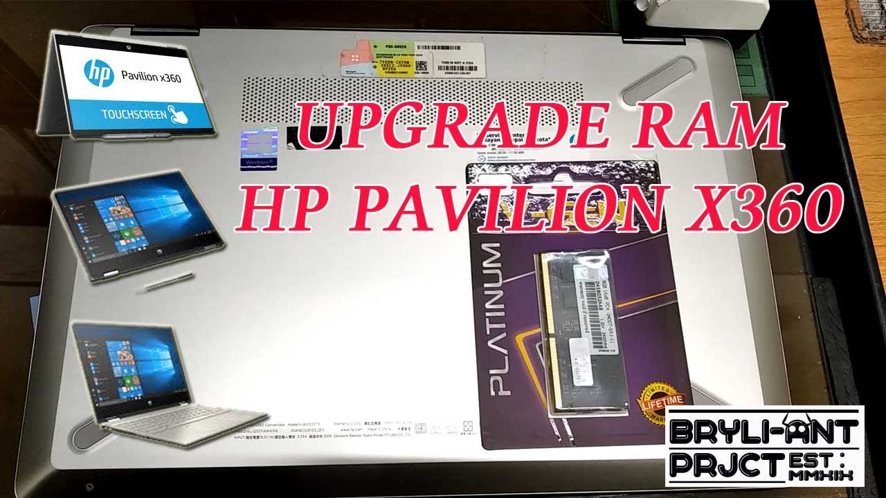 HP Pavilion x360 RAM Upgrade #ramupgrade #hppavilion #hppavilionx360 ...