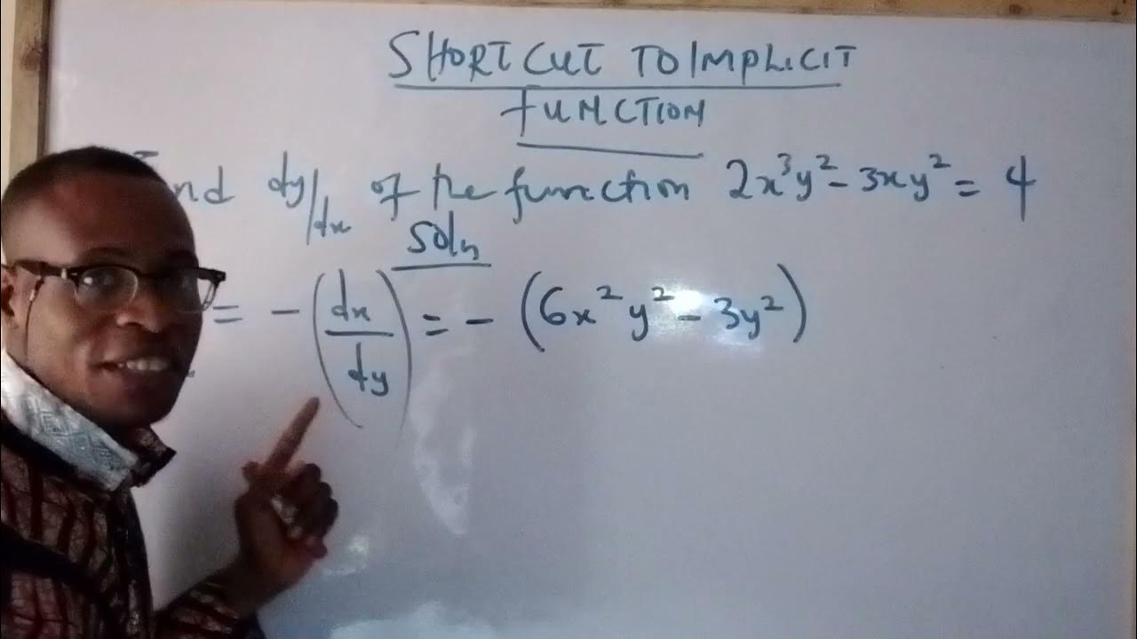 tricks to solve implicit functions in 1mins - YouTube