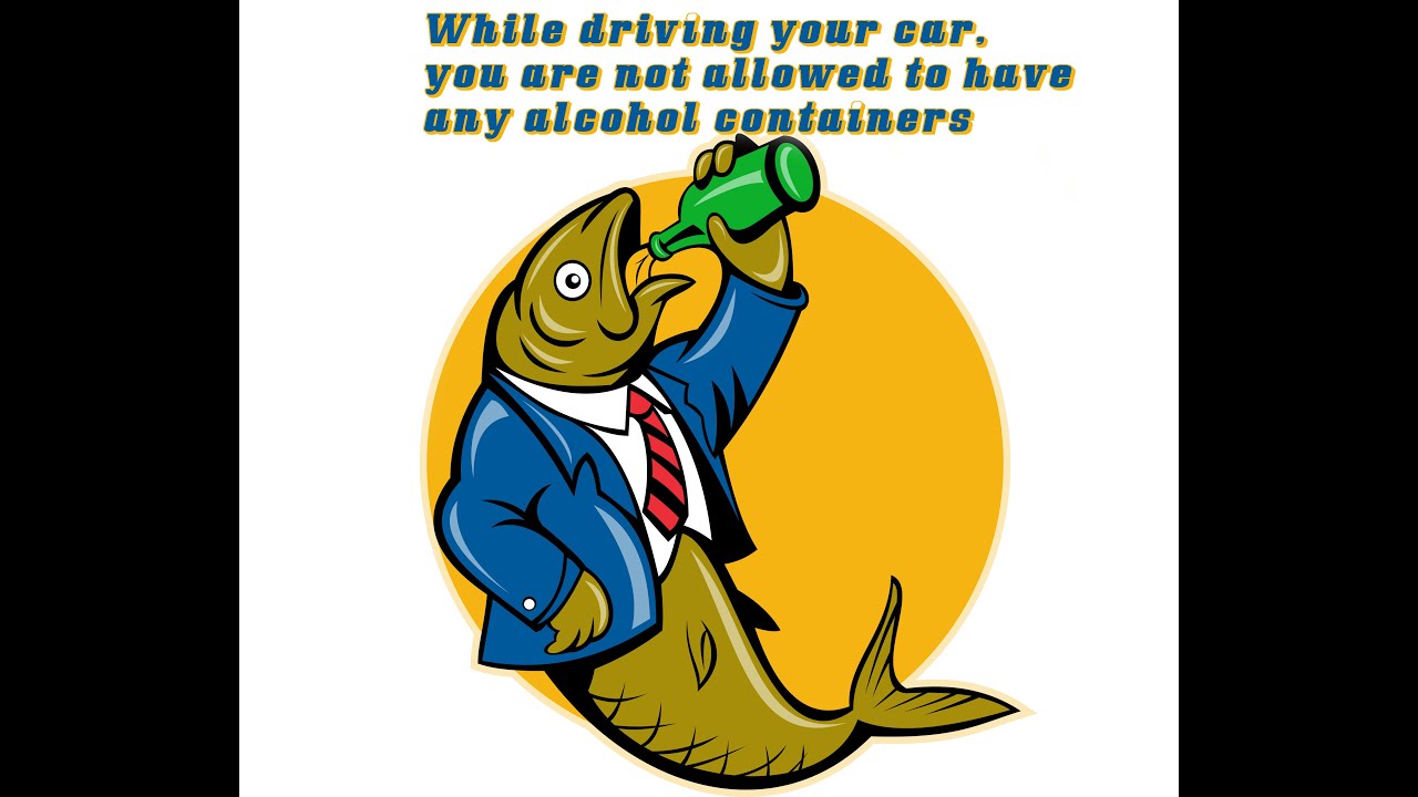 Elements involved in an open container violation - YouTube