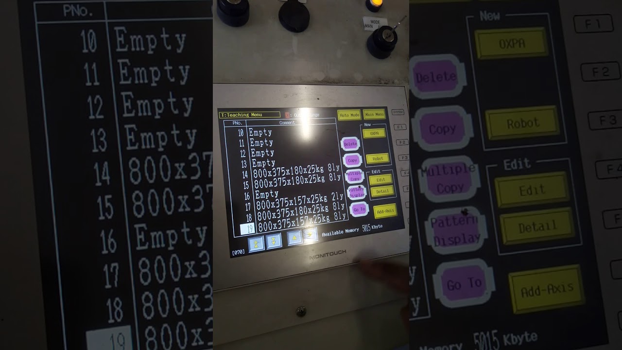 ROBOTIC panel programing - YouTube