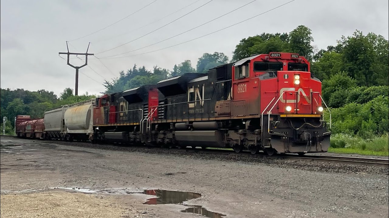 CN Transfer L506 with SD70M-2 Duo during 2024 in the Twin Cities - YouTube