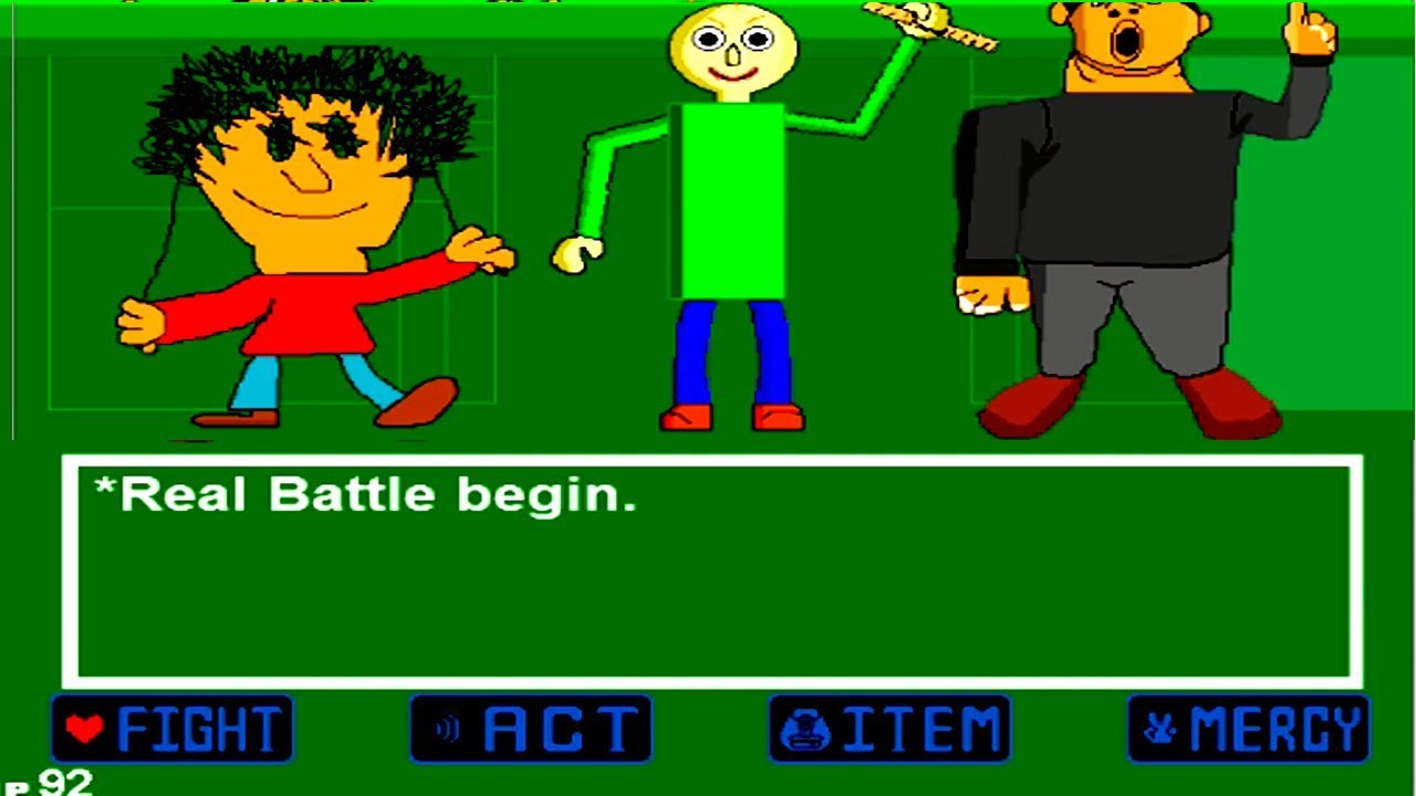 BaldiTale - Baldi Battle In UnderTale (Another Game) - YouTube