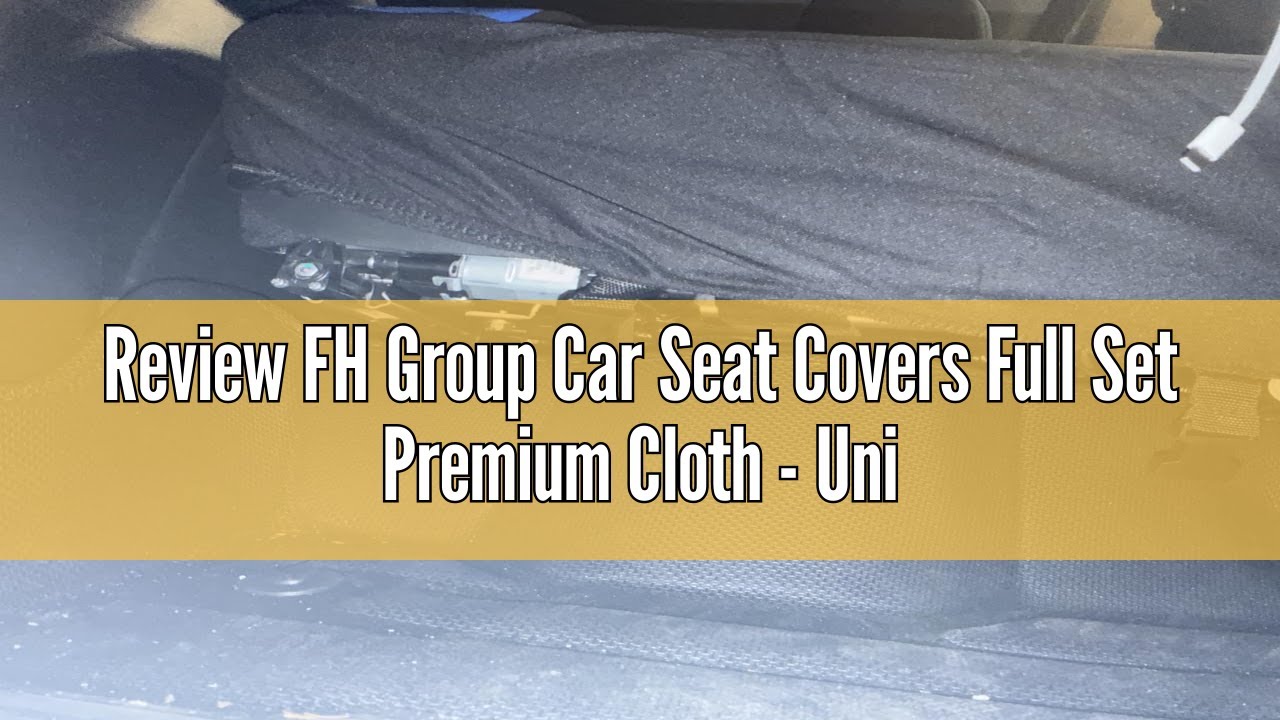 Review FH Group Car Seat Covers Full Set Premium Cloth - Universal Fit ...