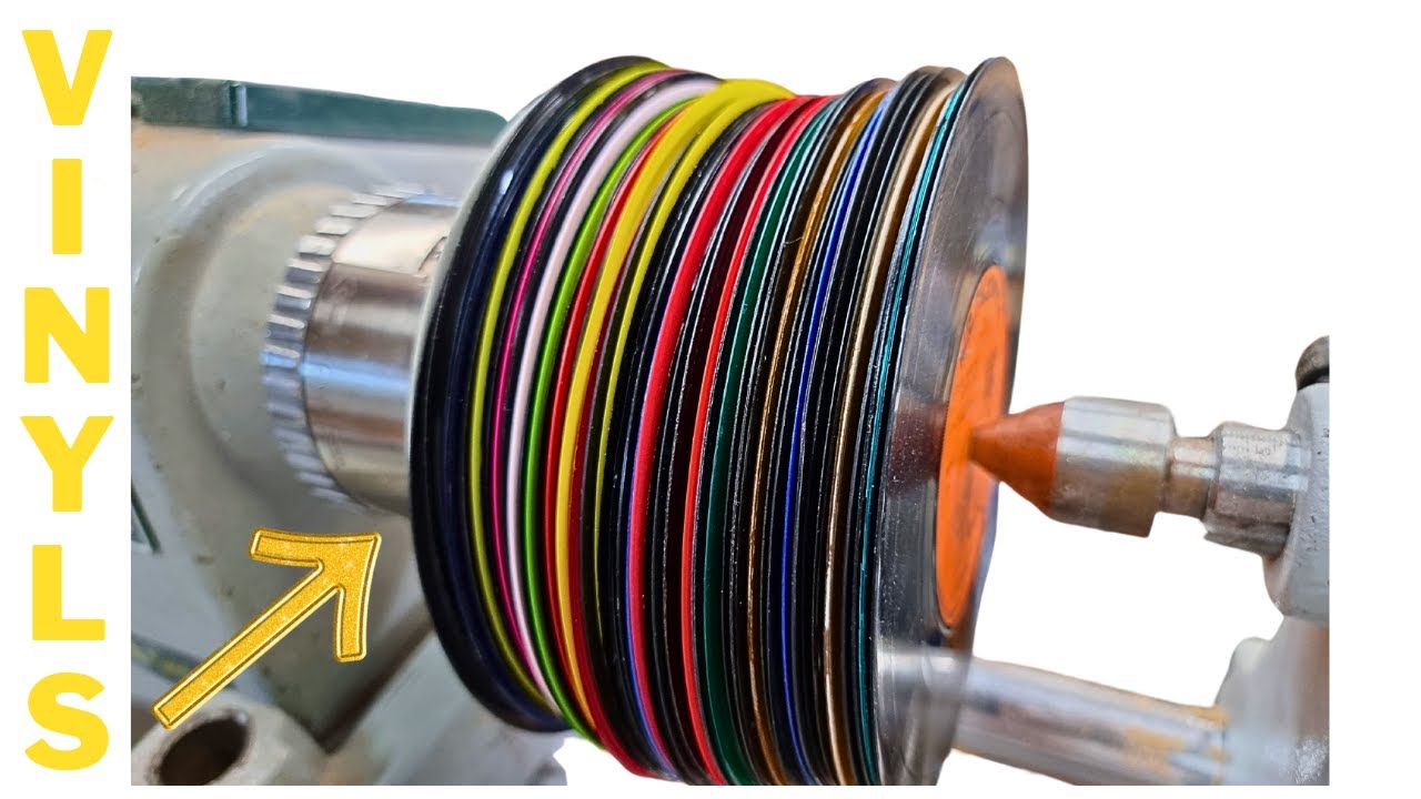 RECORD BREAKER ! - WOODTURNING VINYL - YouTube