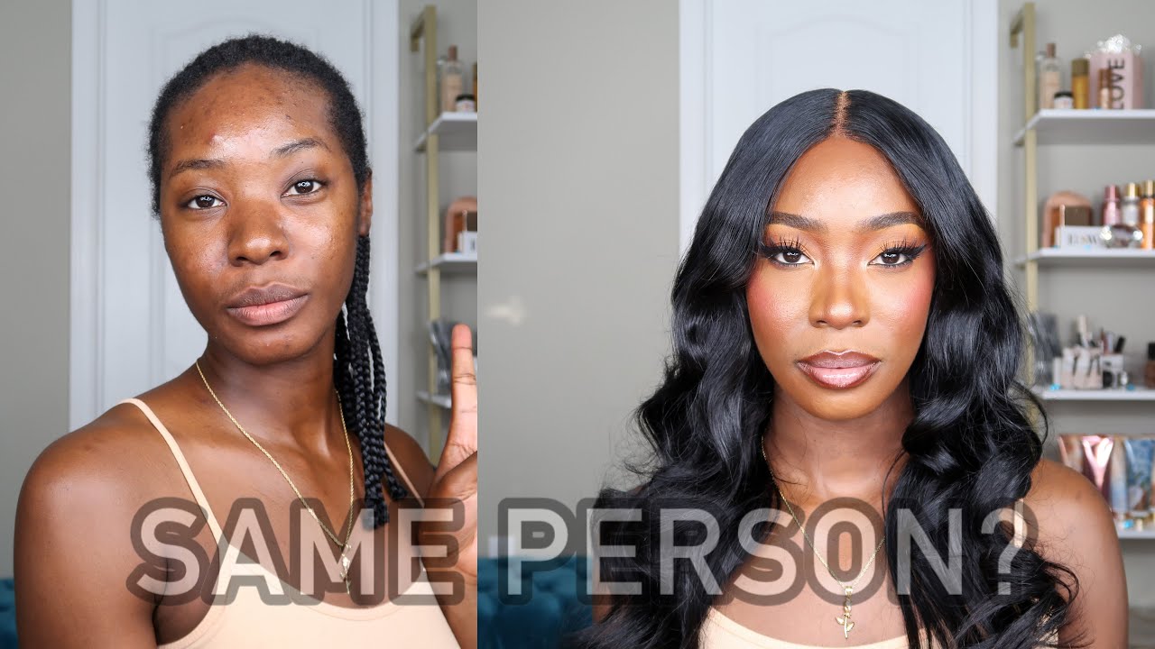 TRANSFORM WITH ME HAIR & MAKEUP | Dresha Walker - YouTube