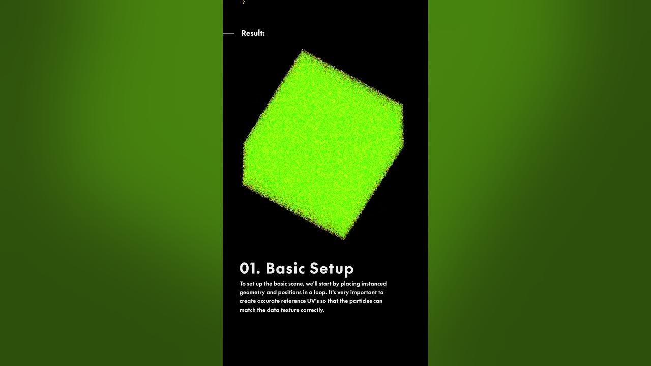 Three.js GPUComputationRenderer FBO Particles Tutorial - YouTube