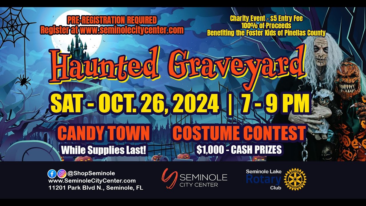 The Haunted Graveyard Seminole City Center and Seminole Lake Rotary ...
