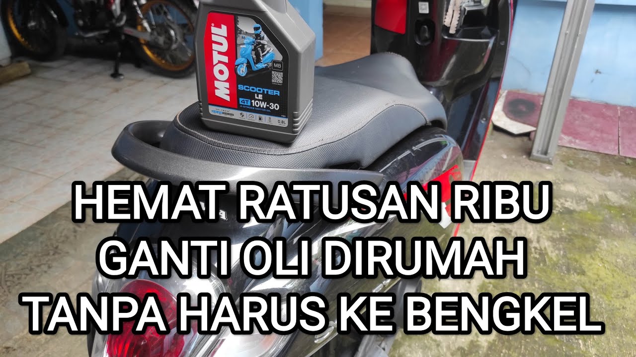 Ganti Oli Motor Honda Scoopy Injeksi ESP FI Lengkap dan mudah - YouTube