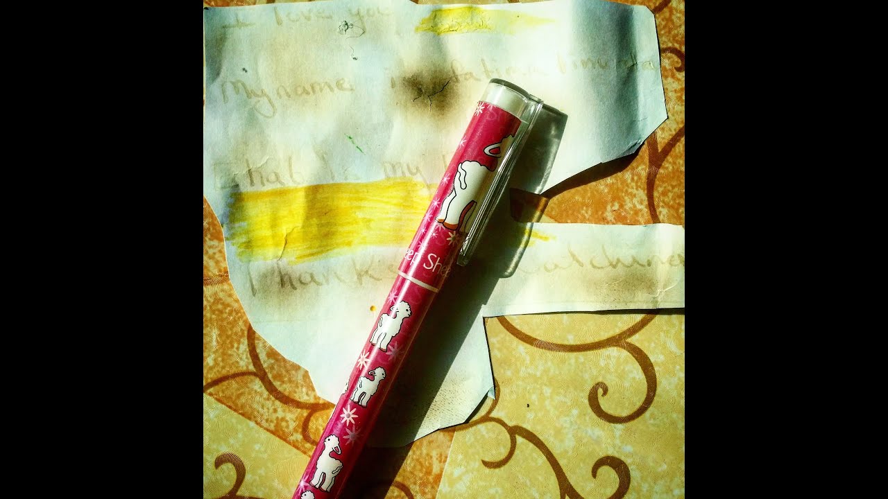 DIY Invisible Pen or Exam cheating Hacks!!! - YouTube