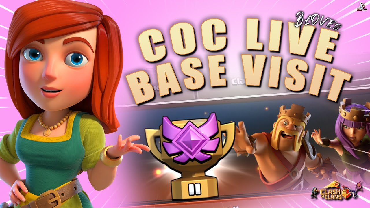 COC LIVE Base Visiting & Tips for CWL (TH10-TH16) | clash of clans live ...
