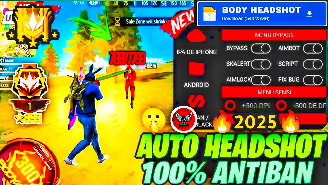 2025 new anti ban panel fully safe main account 100% antiban 100%🤫 auto ...