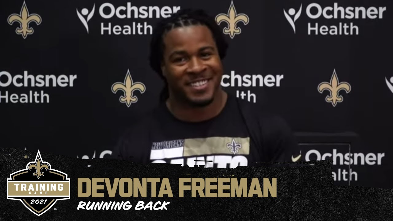 Devonta Freeman on Joining the Saints | Saints Training Camp 2021 - YouTube